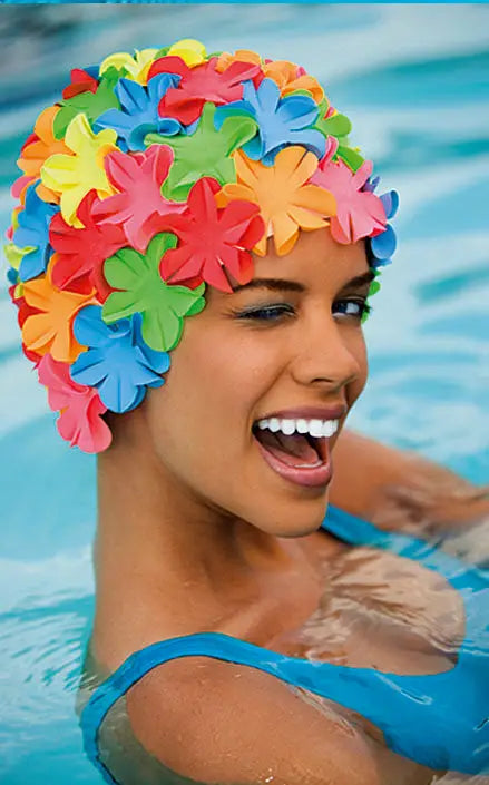 Fine Saratoga - Pretty Retro Inspired Swim Caps For Women